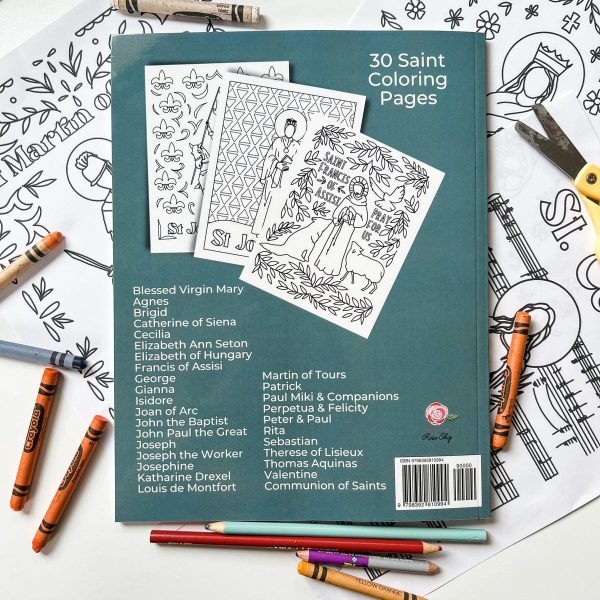 MY SAINTS COLORING BOOK Volume 1 | Stella Maris Bookstore