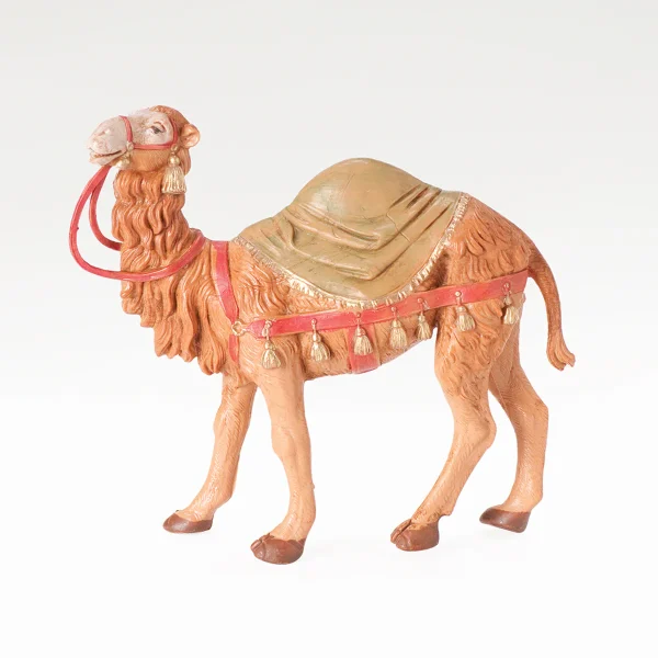 FONTANINI CAMEL WITH BLANKET #72526 | Stella Maris Bookstore